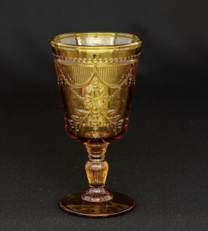 Debutante Amber goblet (crate of 25) | EscamillasPartyRental.com ...